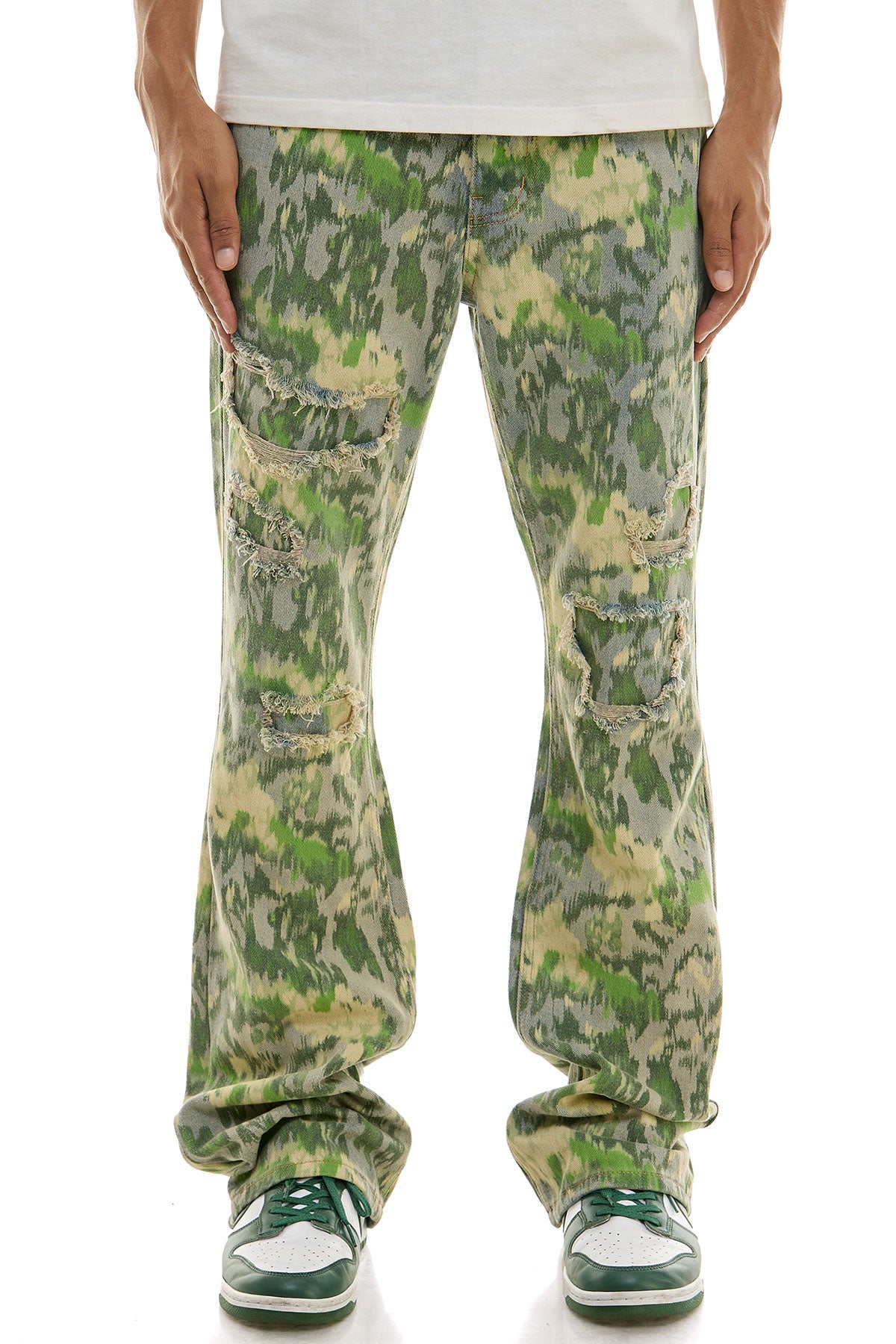 SWAMP SLIM FLARE JEANS – KDNK