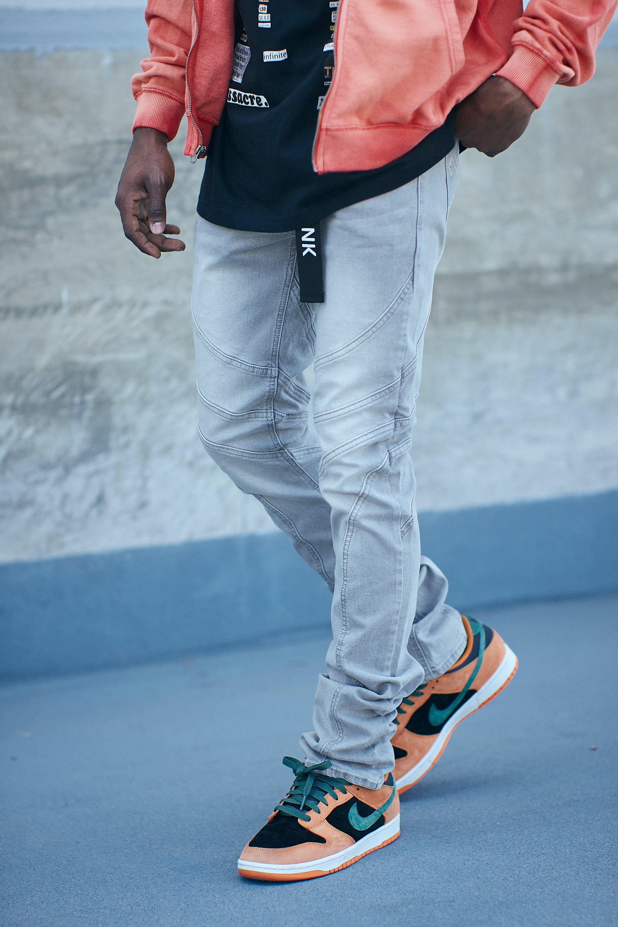 STACKED OVERLAP JEANS – KDNK