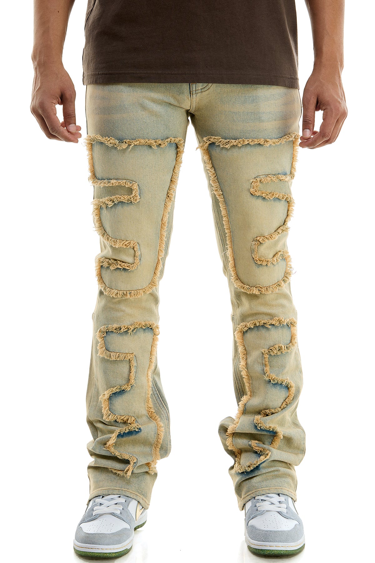 PUZZLE FLARE JEANS – KDNK